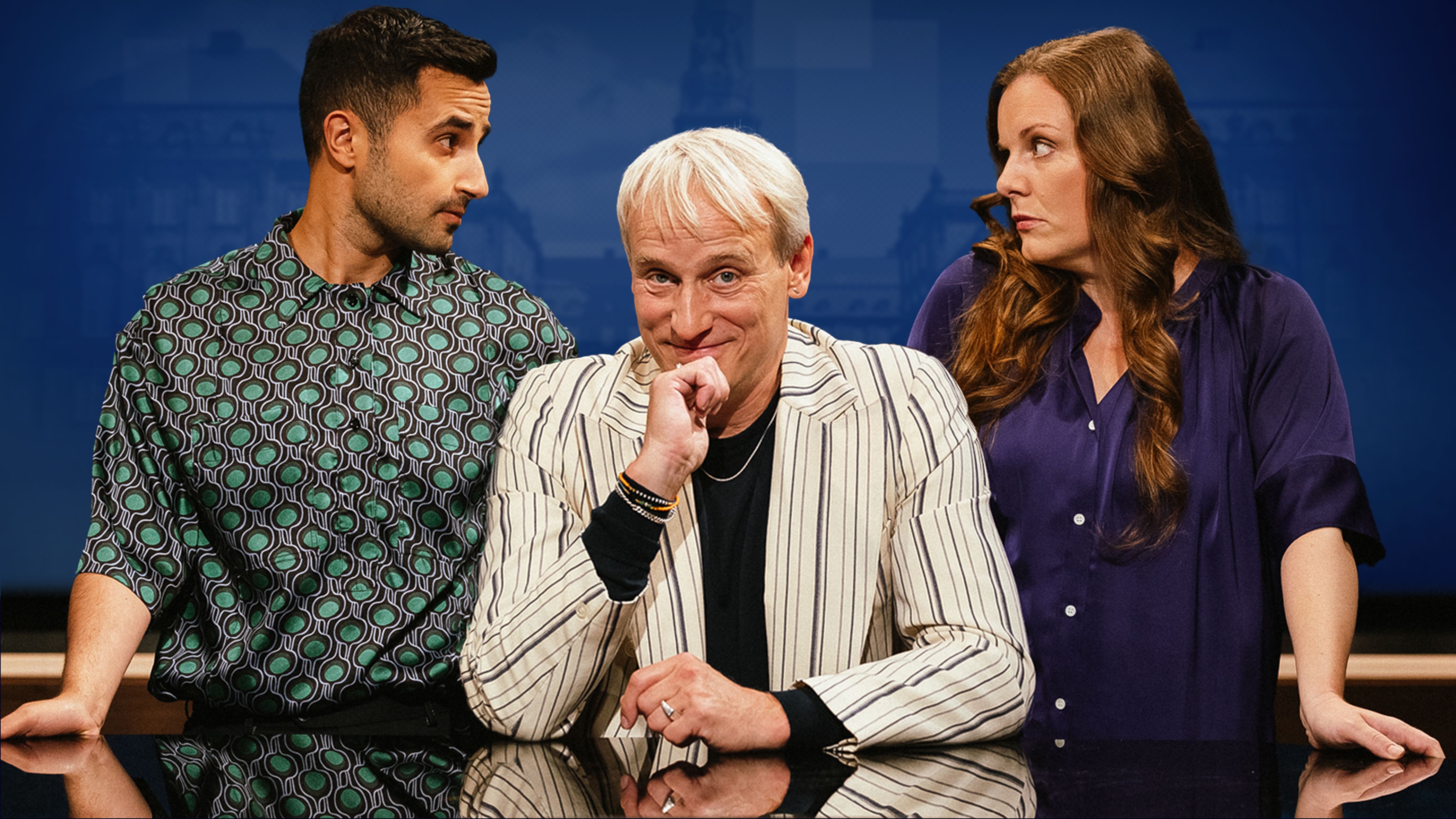 "Gæt på sandheden": Nyt satire-quizprogram med Rasmus Botoft, Lise Baastrup og Adnan Al-Adhami ...